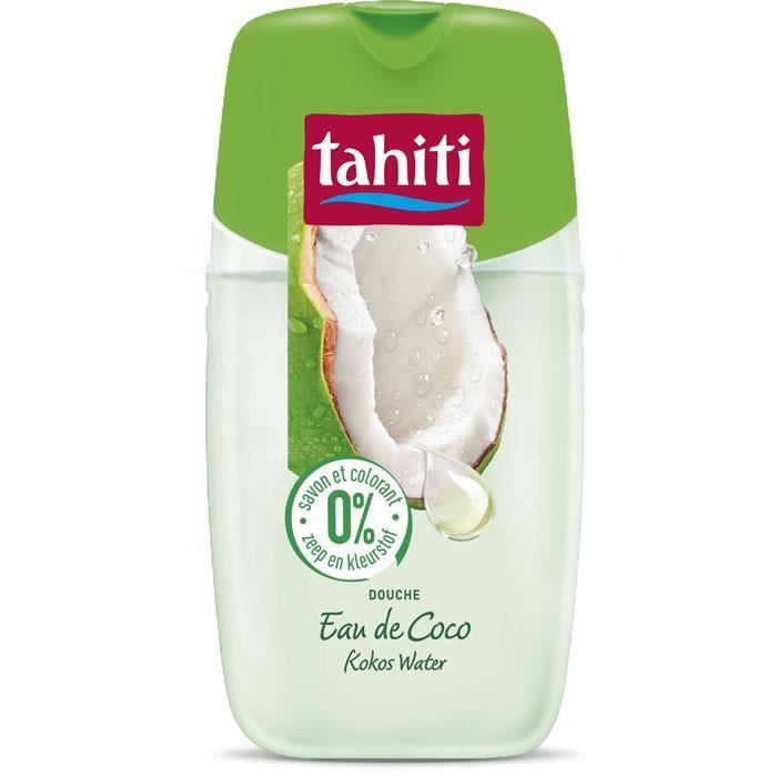 LOT DE 12 - TAHITI : Gel douche à l'eau de Coco 0% savon et colorant ...