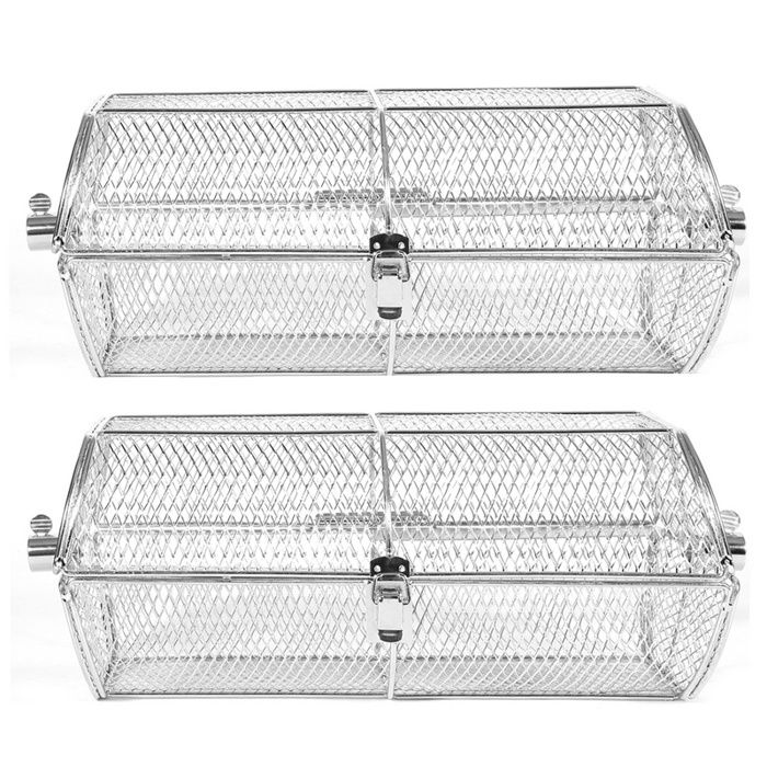 Eulenke Panier de grill pour Barbecue Pliable en Acier Inoxydable ...