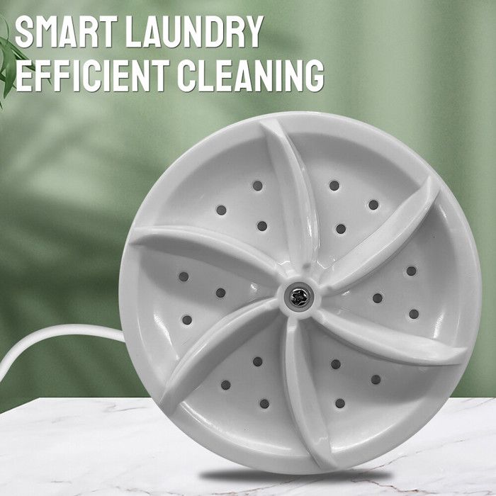 Mini lave-linge,Mini Laveuse à Ultrasons avec Turbine Rotative,Plumeau ...