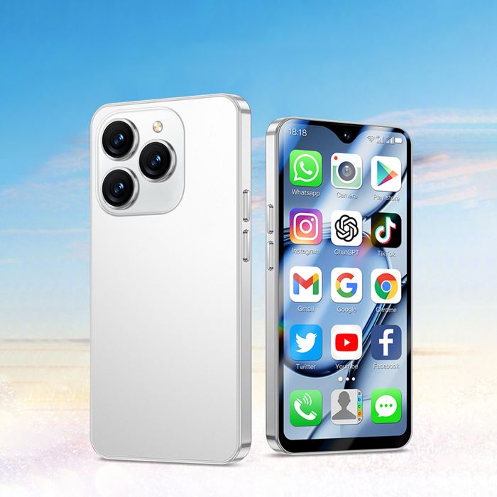 AIEK XS18 Pro Max 4G Smartphone 4.5 pouces 2GB+16GB Avant 200W Arrière 1300W Android 8.1 2750mAh ...