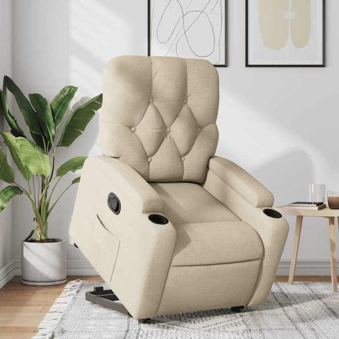 BONNIE®（Crème）Fauteuil releveur - dossier inclinable/135 degrés - Crème ...