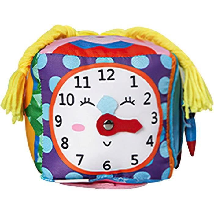 Cube d'activité Souple,Cubes d'activités en Peluche Douce pour Enfants ...