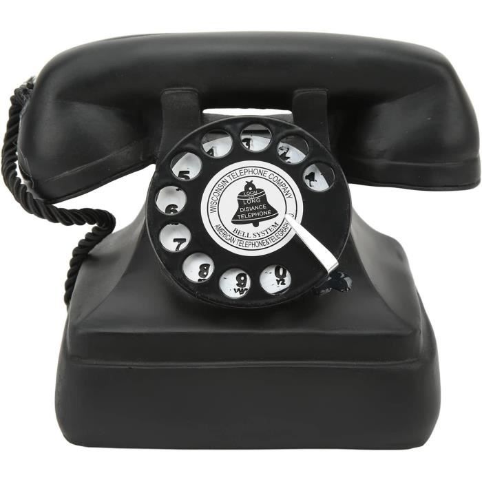 Modèle De Téléphone Fixe Rétro,Téléphone À Cadran De Style Vintage ...