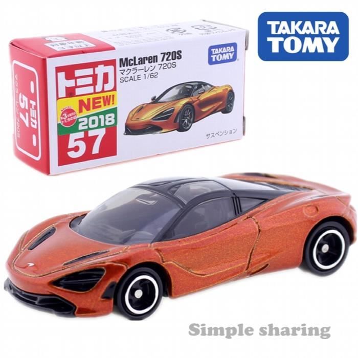 Takara Tomy Tomica No 57 McLaren 720S bulle Sport voiture 1:62 moulé sous pression modèle Kit ...