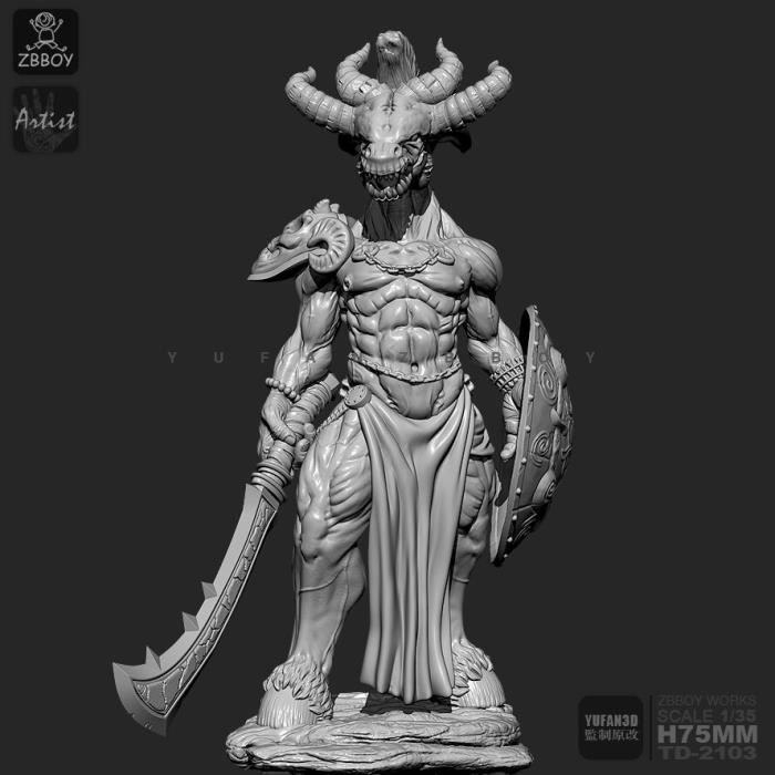 CRAZE 1/24 Kits de résine Bête à tête de cheval en résine auto ...