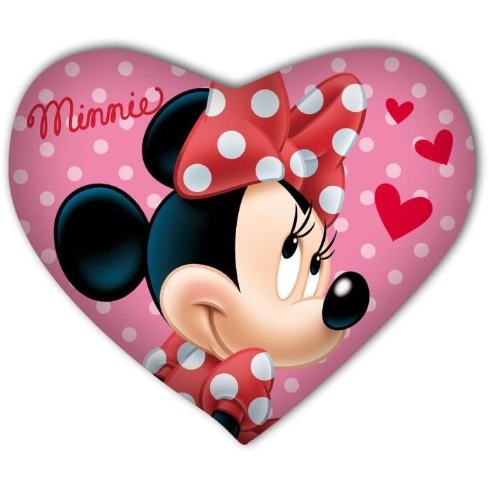 MINNIE Coussin Cœur Disney Baby Petit Modèle Rose - Cdiscount ...