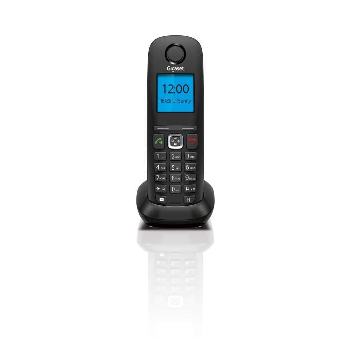 Gigaset A540 IP, Analog-DECT telephone, Combiné sans fil, Haut-parleur ...