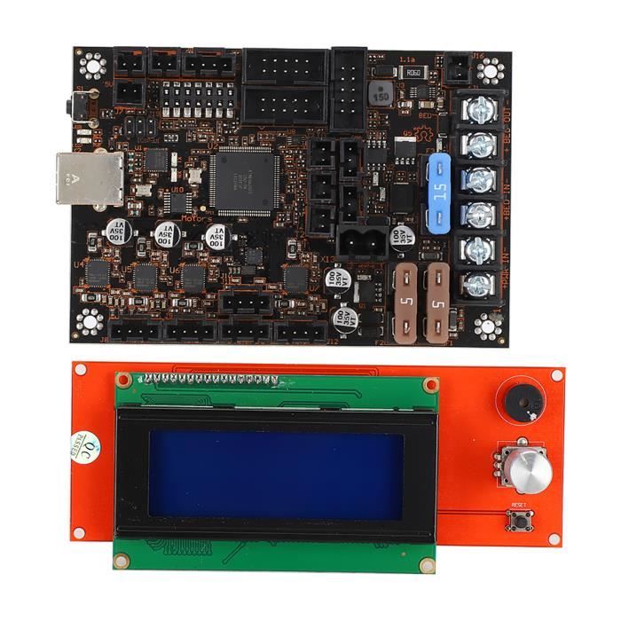 HURRISE Carte mère d'imprimante 3D Pour carte mère Einsy Rambo1.1a ...