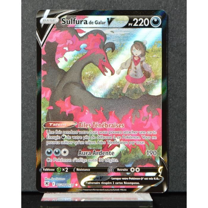 Carte Pokémon Sulfura de Galar V 220 PV TG20-TG30 EB10 - Astres Radieux ...