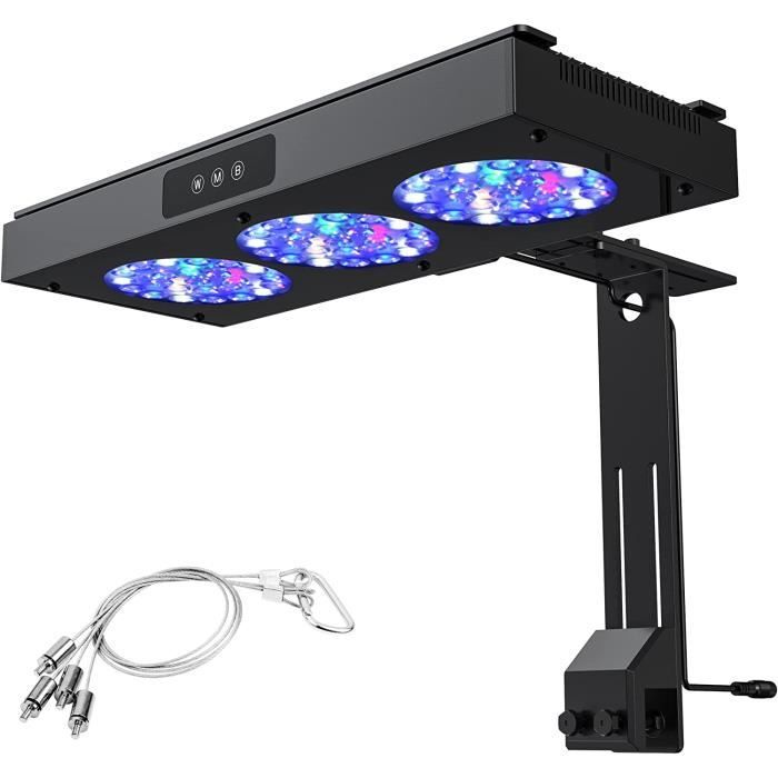 NICREW HyperReef 150W Rampe LED Aquarium Eau de Mer, Dimmable Marine ...