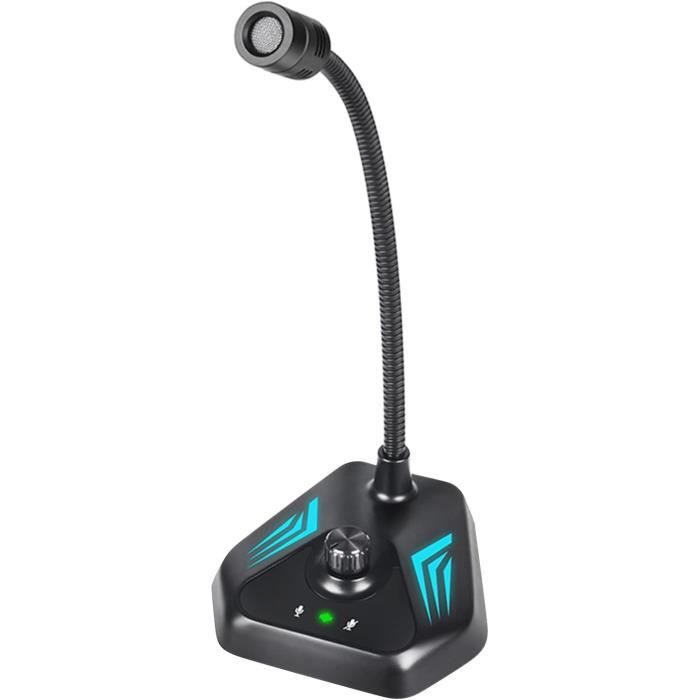 Microphone Usb Avec Tige Réglable, Col Flexible, Microphone À ...