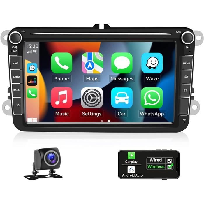 Android 11 Carplay Android Auto Autoradio Pour Vw Golf 5 Golf 6 Passat Touran Polo Skoda, 8 ...