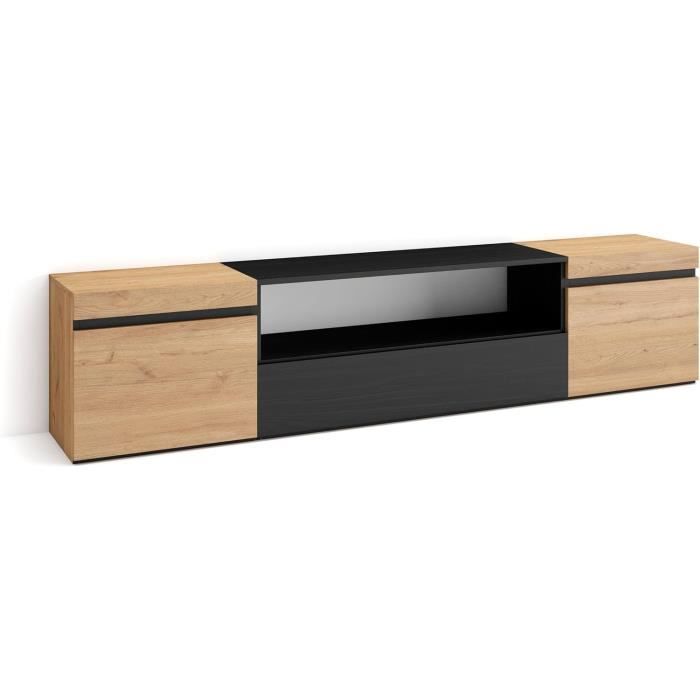 | Meuble Tv | Banc Télé | Grand Espace De Rangement | 200X45X35Cm ...
