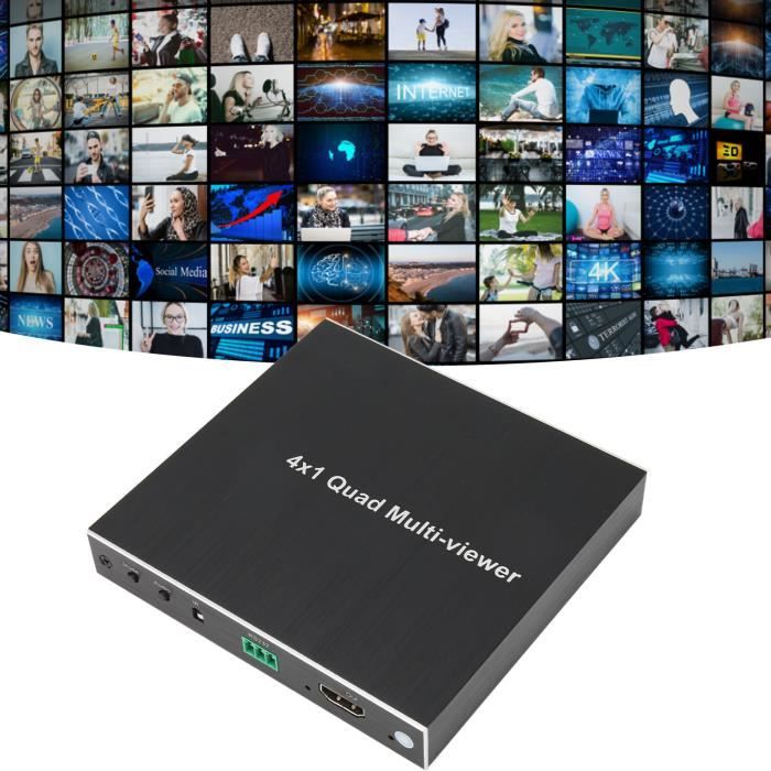 FHE- Interface multimédia HD 4x1 Multiviewer Switch Interface ...