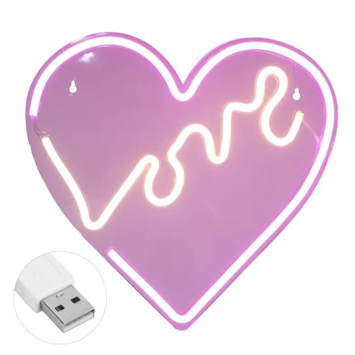 YOSOO Neon Light, USB 3‑Dimensional Wall Decor Light for Party Holiday ...
