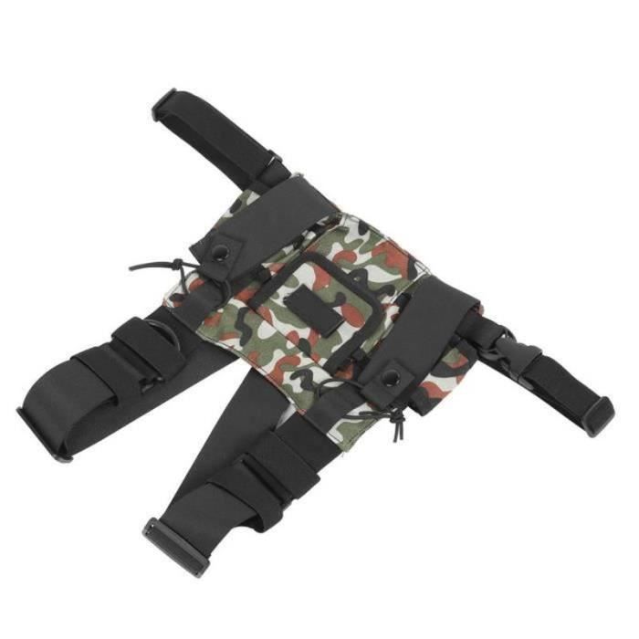 EJlife Sac de poitrine de talkies-walkies YINI Tone Sac de Poitrine de ...