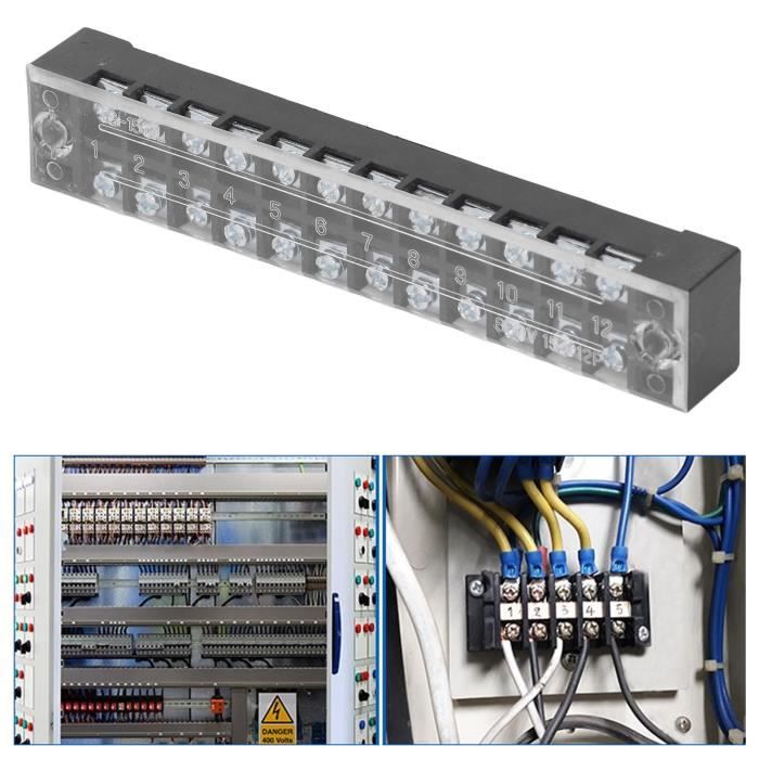 Connecteur de bornier à 12 positions L'ensemble de Bornier D ...