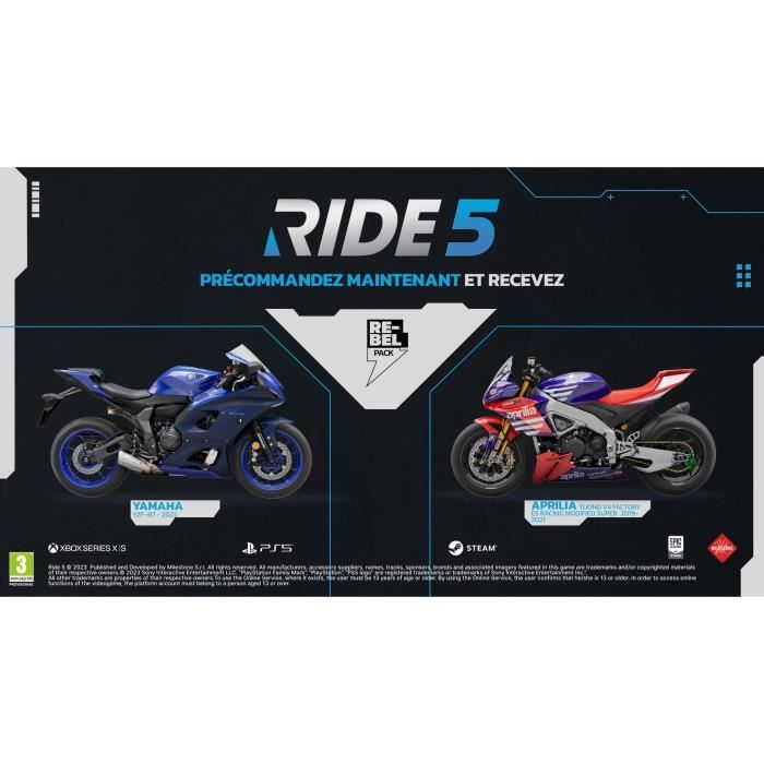 RIDE 5 - Jeu Xbox Series X - Cdiscount Jeux vidéo
