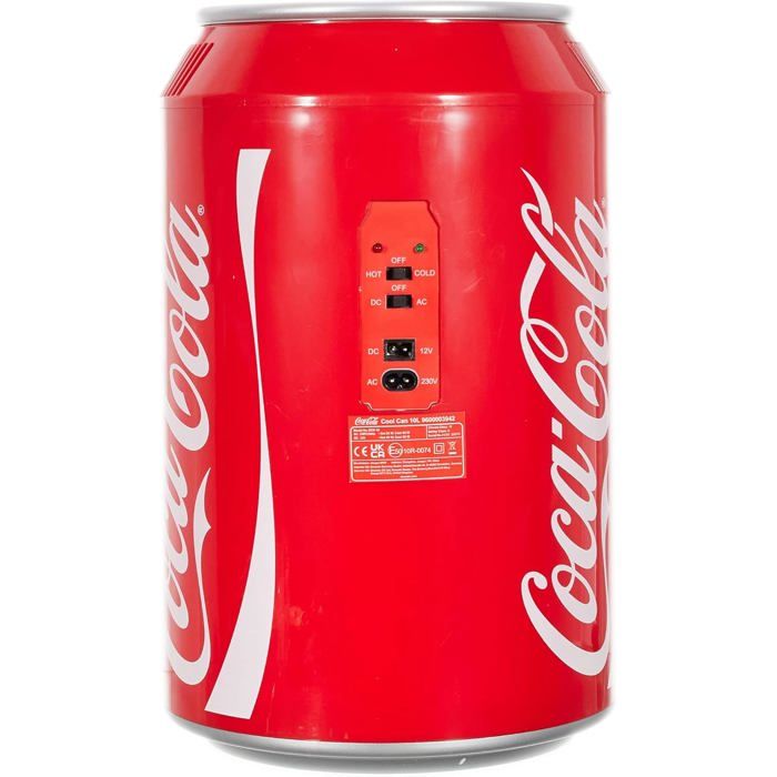 Coca-Cola Cool Can 10 Mini réfrigérateur, 9,5 l, 12 V / 230 V, Canette ...