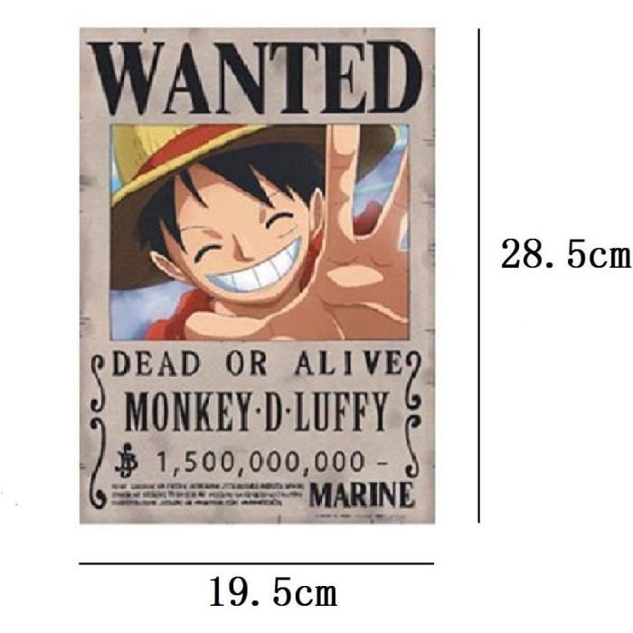 Poster One Piece Wanted24pcs-set Anime Poster Affiche One Piece Wanted ...