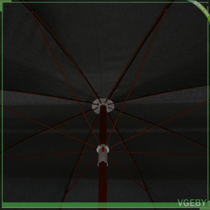 Parasol de jardin - FAFEICY - 47806 - 300 cm diamètre - Mât acier ...