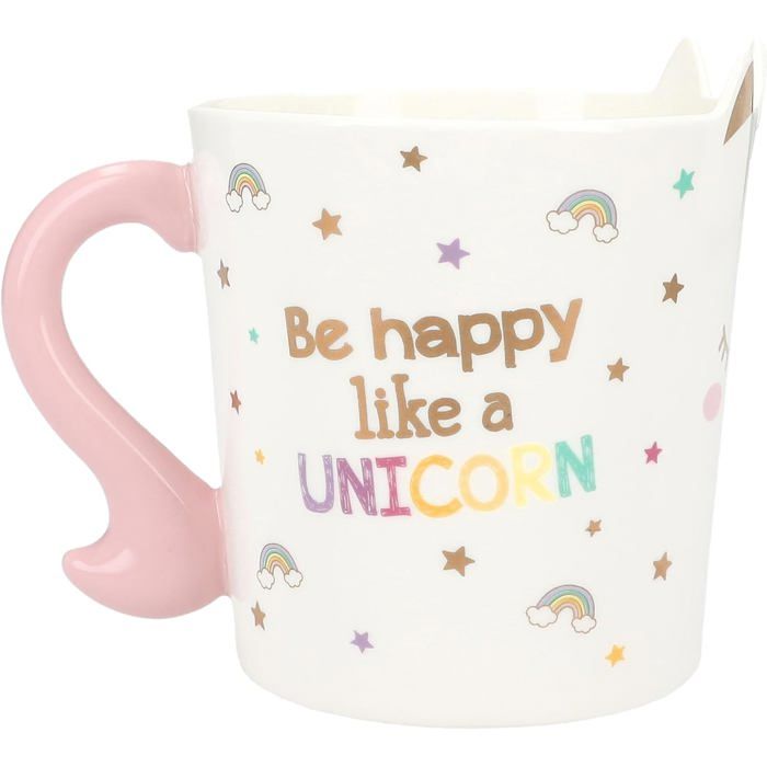 TRAHOO-13069 Ylvi Becher Einhorn - Tasse en blanc avec impression ...