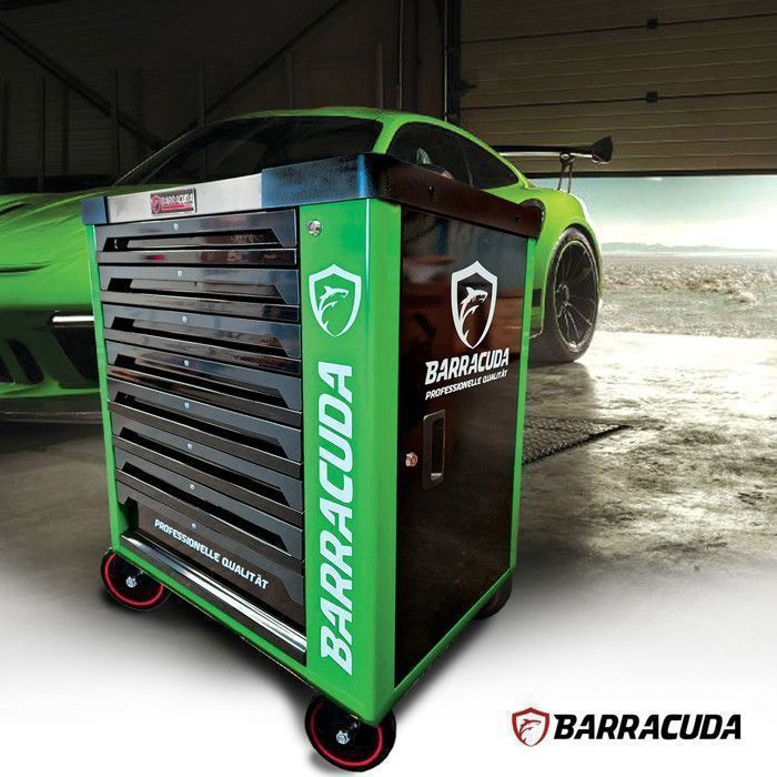Servante d'atelier - Barracuda Tools - Rock PRO+ - 8 tiroirs - 7 outils ...