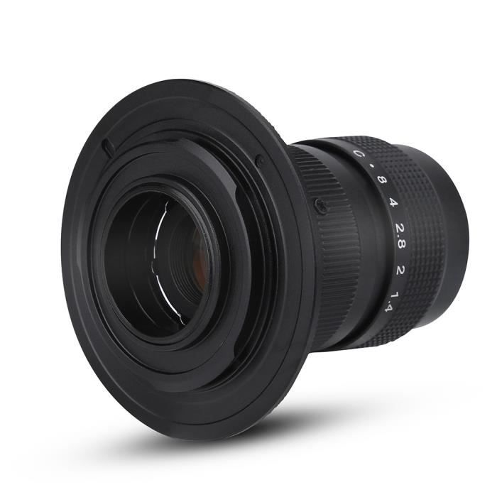 Objectif - DILWE - 25mm f/1.4 - Monture C - Adaptateur M4/3 - Lentille Métallique - Cdiscount ...