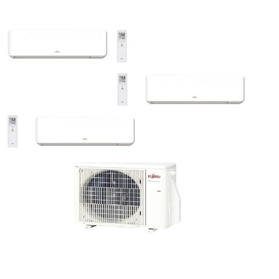 Pack Climatiseur ATLANTIC TRI SPLIT TAKAO M2 CONFORT 5,4 KW + 3 unités 2kw (3 x 20m2 )A ...