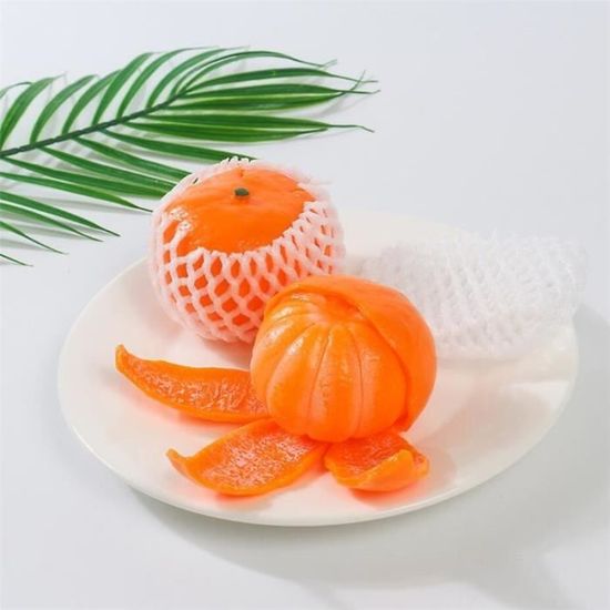 CRAZE 1Set Squeeze Orange Fidget Novelty Realistic Peeling Orange Prank ...