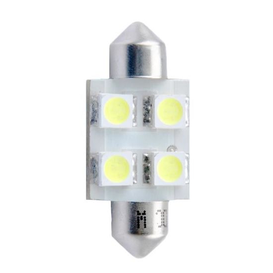 Ampoule LED C5W 36mm 12V 4x SMD5050 vert - Cdiscount Maison