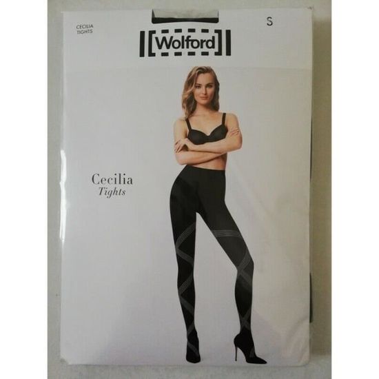 Wolford collant Cecilia 66 den S black/white Noir - Cdiscount Chaussures