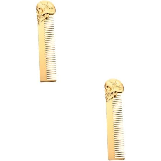 2 Pièces Peigne À Huile De Barbe Peignes De Poche Pour Hommes Peignes À ...