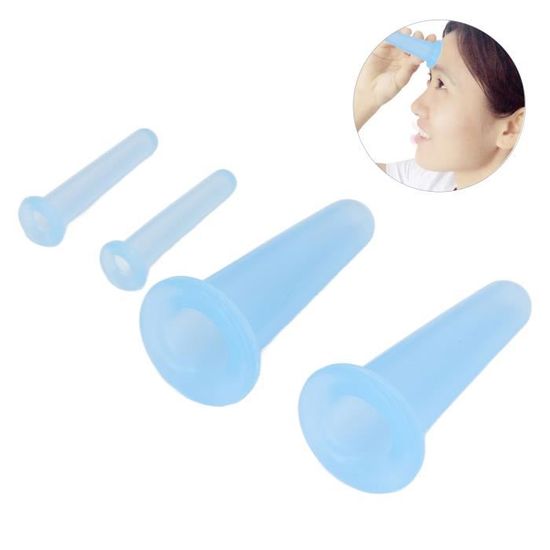4PCS Cupping Device Silicone Vacuum Suction Massage Cup Health Care ...