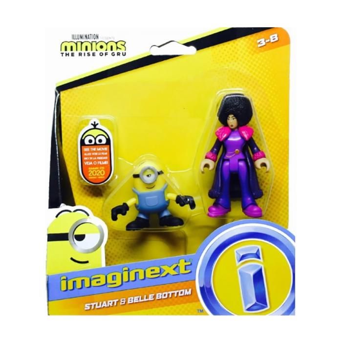 Figurines Les Minions Stuart et Belle Bottom - Imaginext - Cdiscount ...