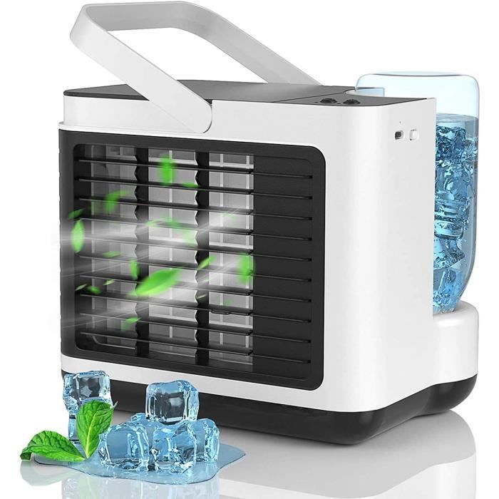 Climatiseur Portable, 4 en 1 USB Mini Climatiseur Mobile Silencieux ...
