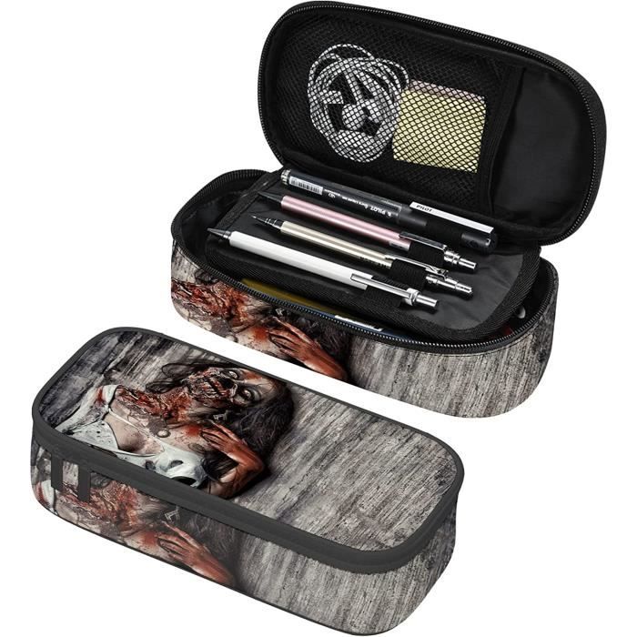 Grande Trousse À Crayons Zombie - Motif Femme Morte En Colère - Nuit ...