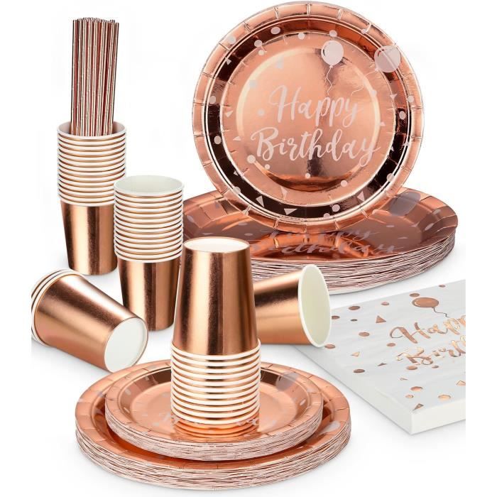 Vaisselle Jetable Anniversaire