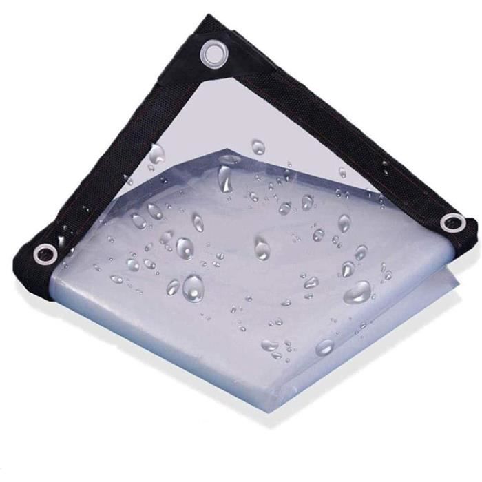 LIWI-Transparente Bâche De Protection en PVC 2x3m, Bache Plastique ...