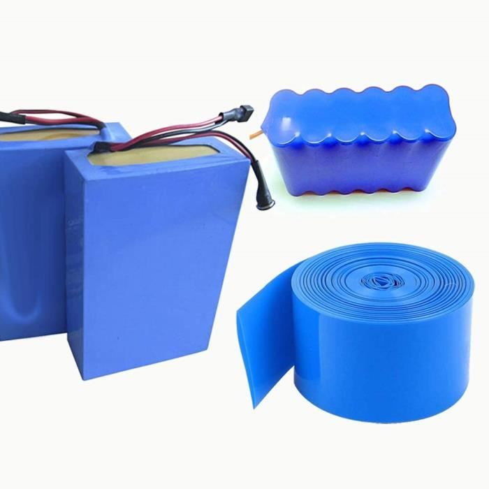 Tube rétractable de Gaine thermorétractable en PVC 2M 18650 Batterie ...