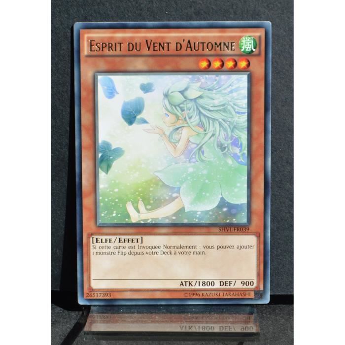 Carte YU-GI-OH SHVI-FR039 Esprit du Vent d'Automne (Spirit of the Fall Wind) - Rare NEUF FR ...