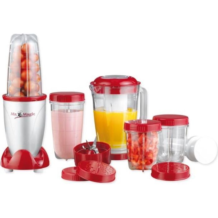 Blender - Mr Magic 9en1 - 750 ml - Rouge - 400W - Cdiscount Electroménager