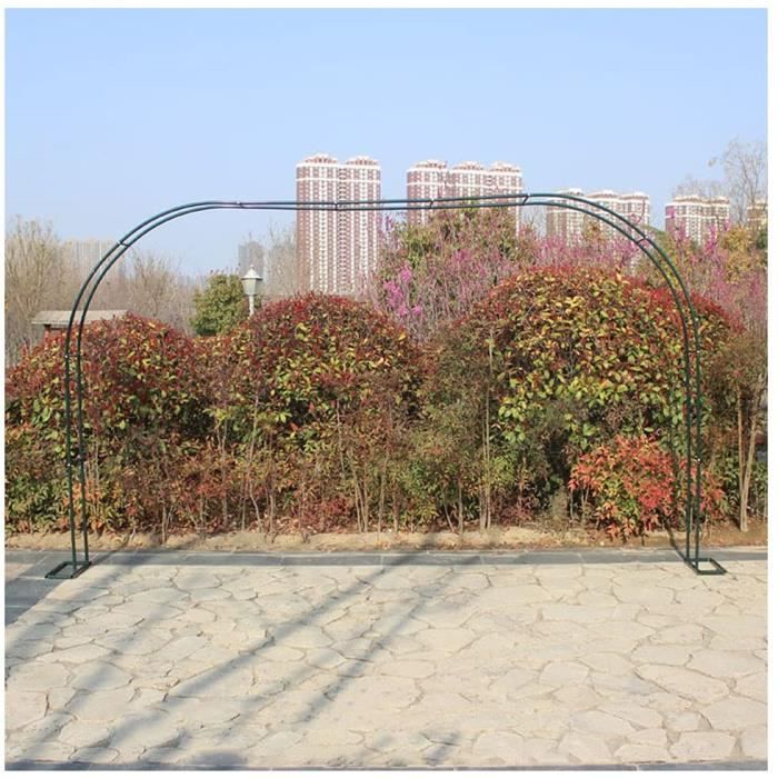 TONNELLE Arche Mariage, Arche De Jardin Metal, Peinture Verte Base ...