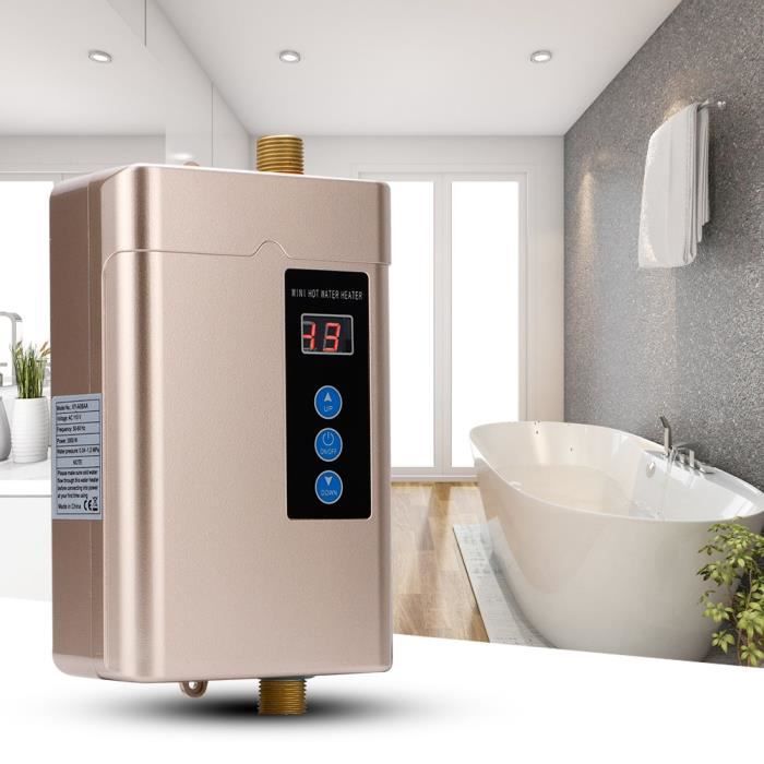 Qiilu chauffe-eau intelligent Mini chauffe-eau électrique domestique Machine de chauffage de ...