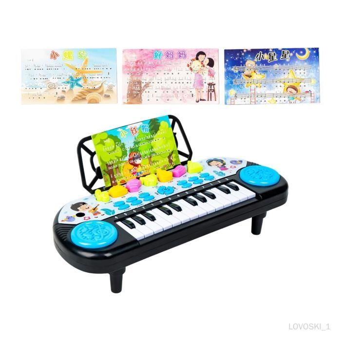 Pianos électroniques 24 touches avec feuille jouet éducatif d ...