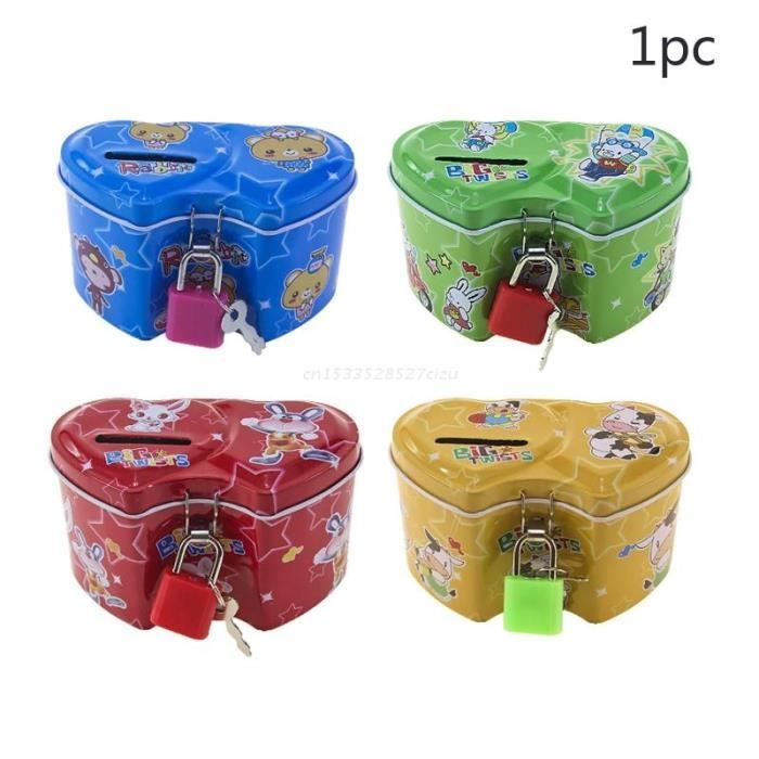 Piece - Monnaie CRAZE Cartoon Piggy Bank Safe Money Box with Lock Key ...