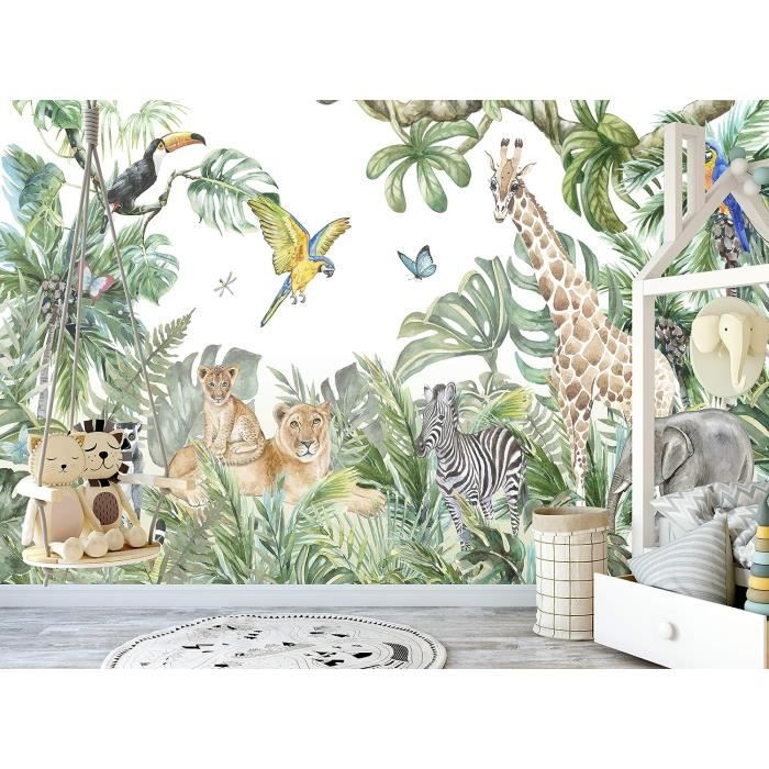 Papier Peint Jungle Animaux