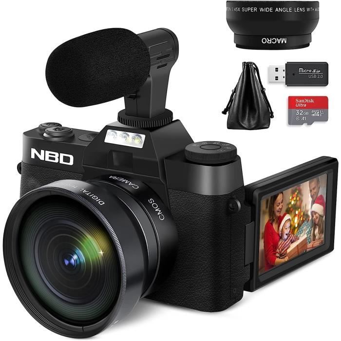 Appareil Photo numérique, caméras vidéo 4K pour la Photographie pour ...