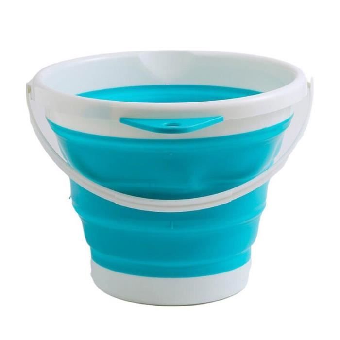 Seau Pliable En Plastique Tpr Pp Seau De Camping Seau Multifonctionnel ...
