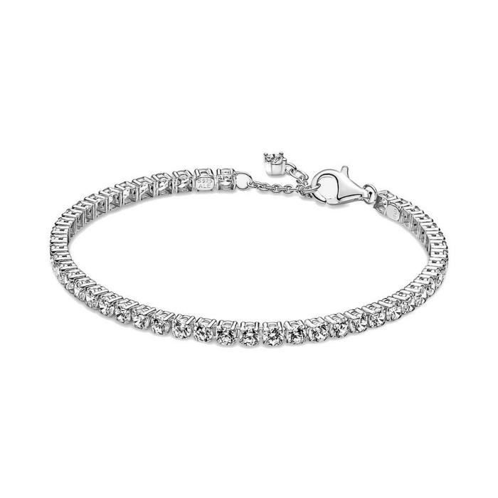 Bracelet - Pandora - Tennis simple - Argent 925 - Femme - Adulte Gris ...